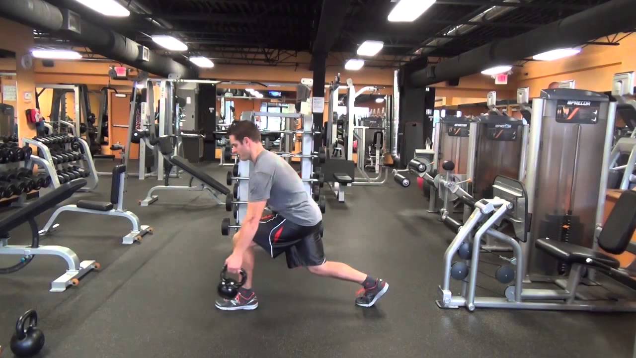 How to: KB Figure 8s Lunge Position - YouTube