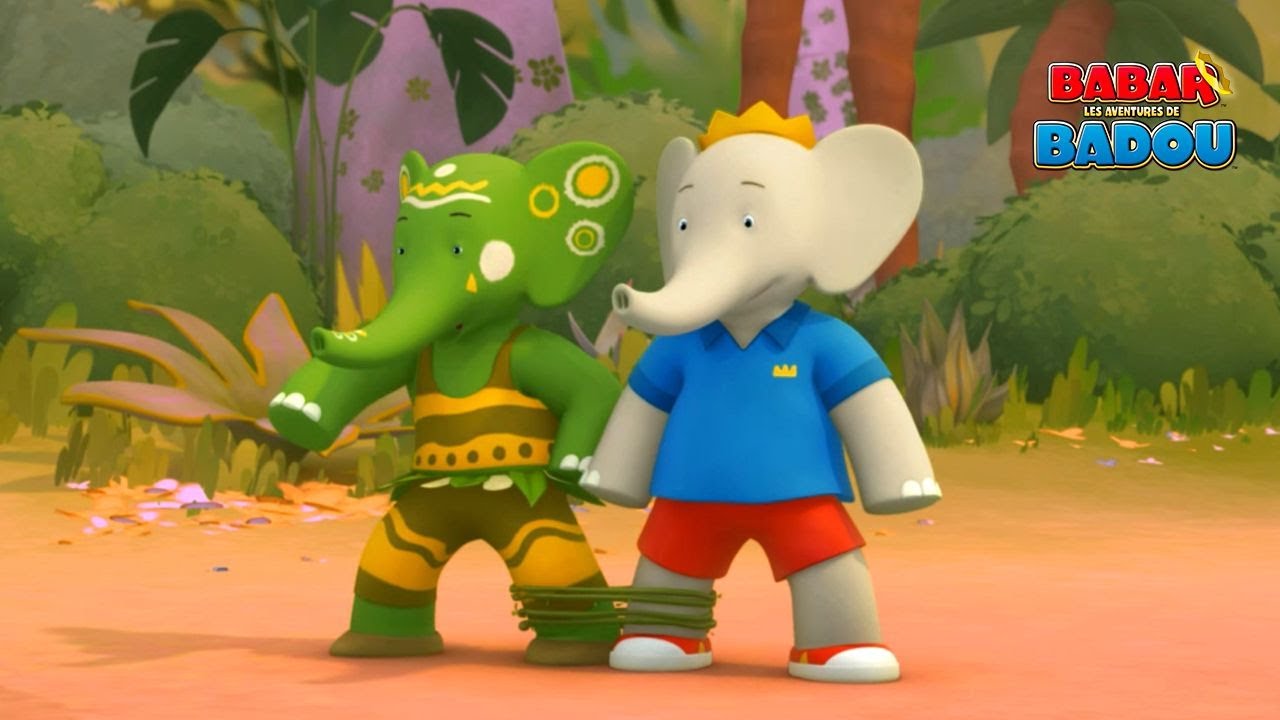 Le trésor des éléphants verts | Babar, les aventures de Badou | 45 ...
