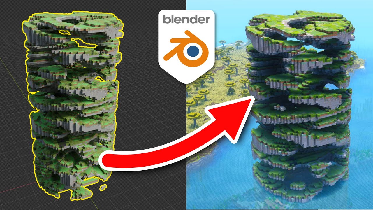 Convert anything to Minecraft Blocks with BlockBlender 1.4 - YouTube