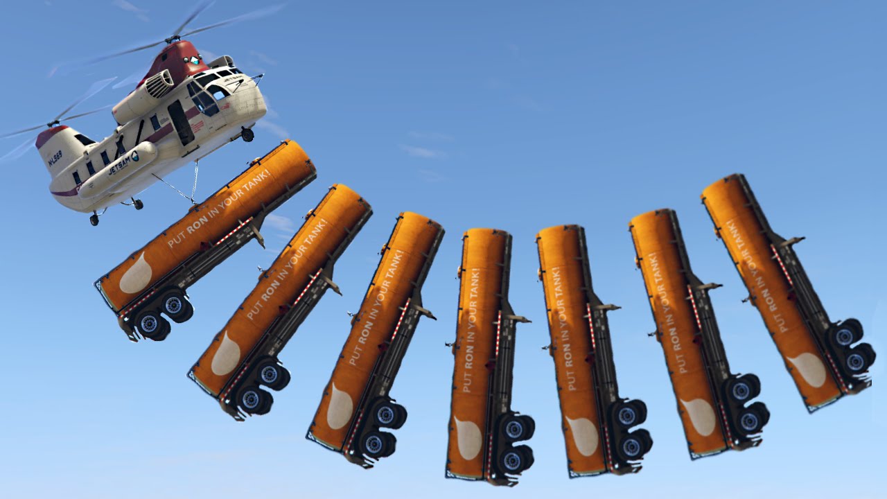 INSANE SKY HIGH DEATH DROP! (GTA 5 Funny Moments) - YouTube