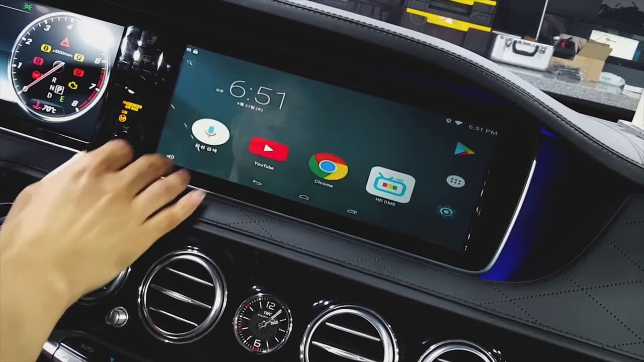 Maybach Mercedes S Class, Android System & Rear Monitor - YouTube