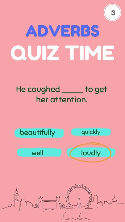 ADVERBS QUIZ! Test your understanding!! Quiz 3 #englishlearning # ...