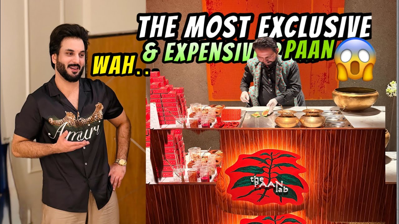 The Paan Lab ! the most exclusive & expensive paan shop 😱 - YouTube