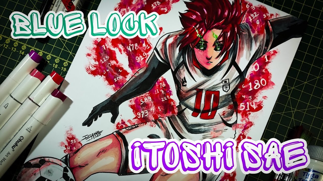 Speed Drawing - Itoshi Sae (Blue Lock) - YouTube