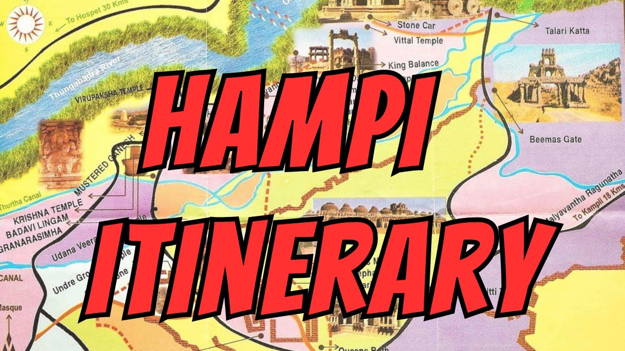 Hampi 3 days tour plan by local in just 2 minutes | #HampiItinerary # ...