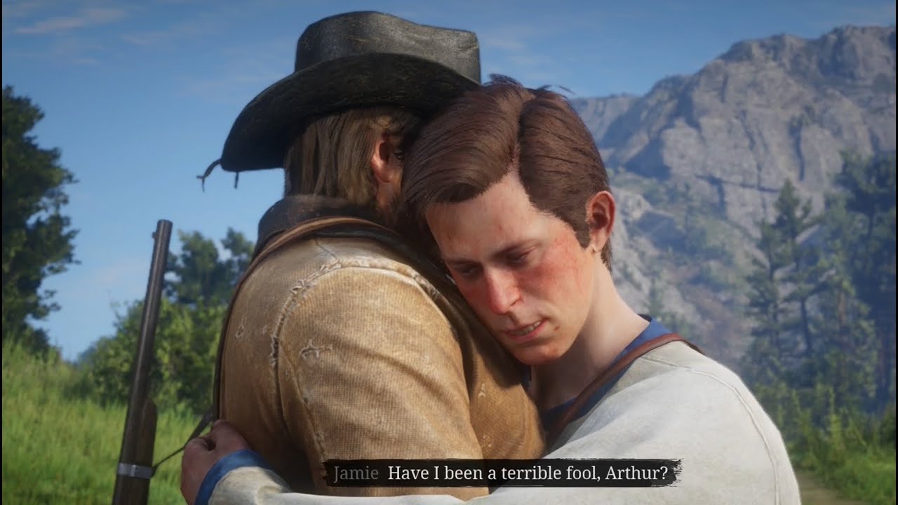 RDR2 - Arthur saves Jamie - YouTube