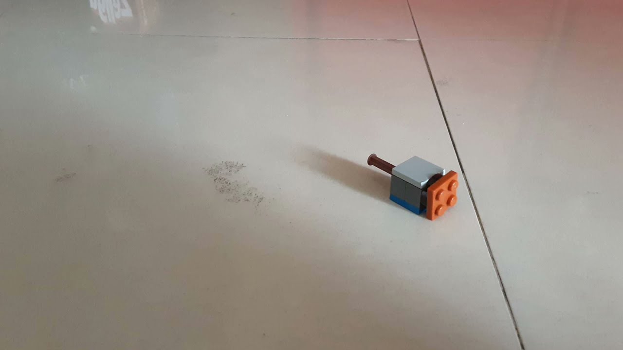 How to build a mini lego minecraft working piston - YouTube