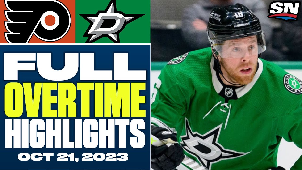 Flyers vs. Stars | FULL Overtime Highlights - October 21, 2023 - YouTube