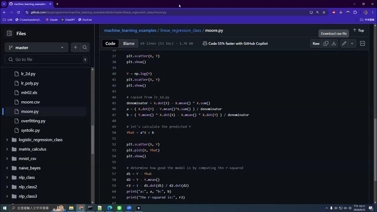【Linear Regression in Python】Week 1 - Linear Regression: Theory and Code - YouTube