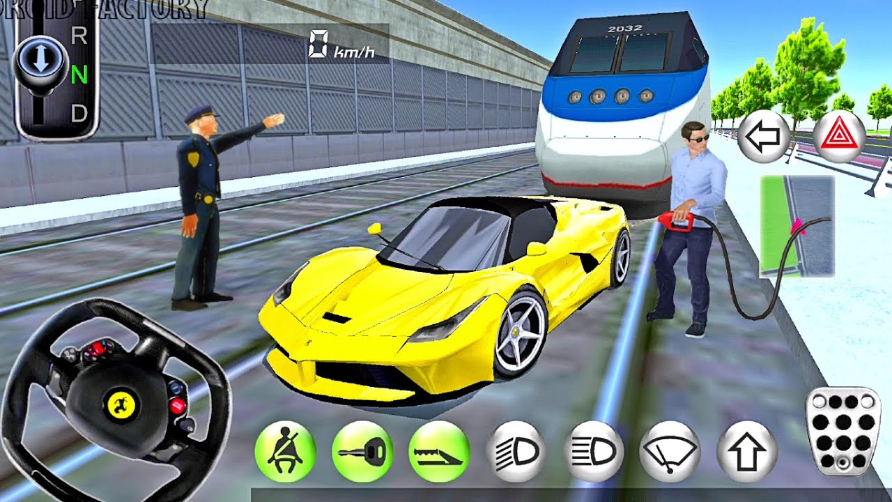 Ferrari LaFerrari VS Bullet Train Driving School-3d car driving class ...