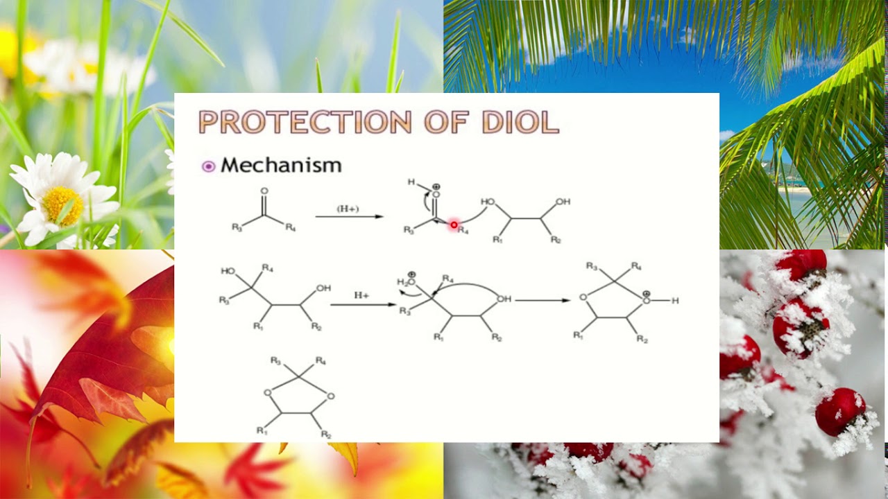 Protecting Groups for 1,2 and 1,3-diols by Dr. Suman Sharma (M.Sc.Sem ...