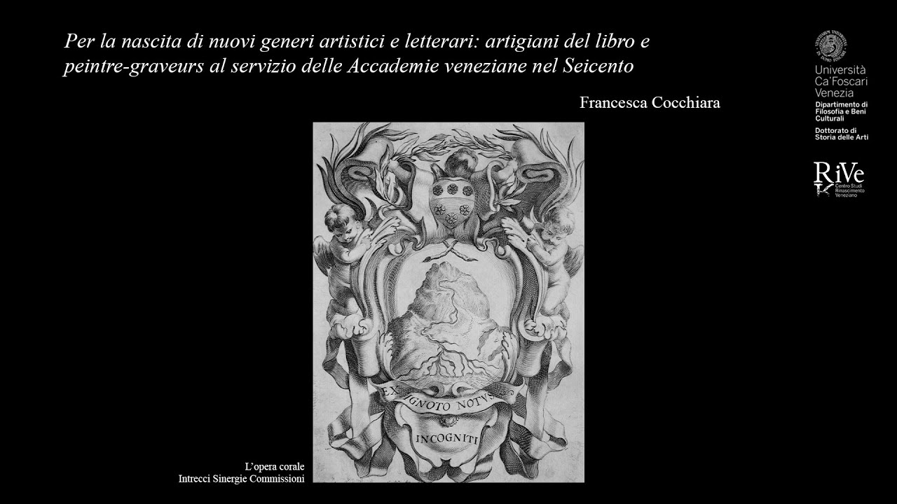 Francesca Cocchiara, Per la nascita di nuovi generi artistici e ...