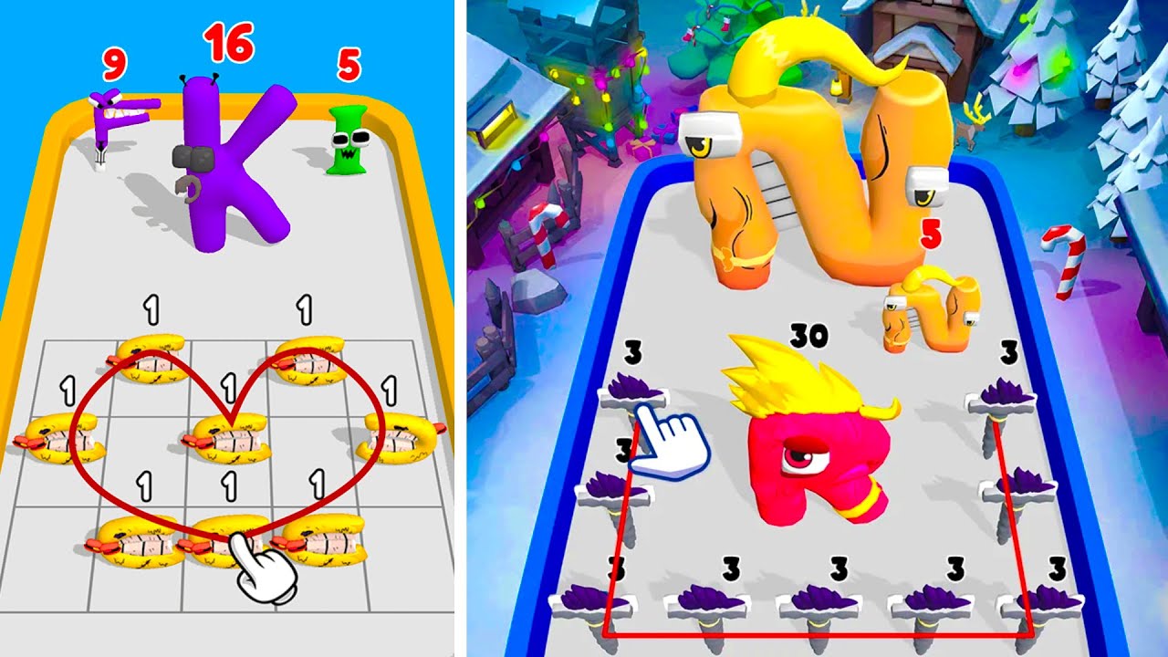 Alphabet Combine | Alphabet Fusion Merge - 1⭐ Merge Battles - YouTube