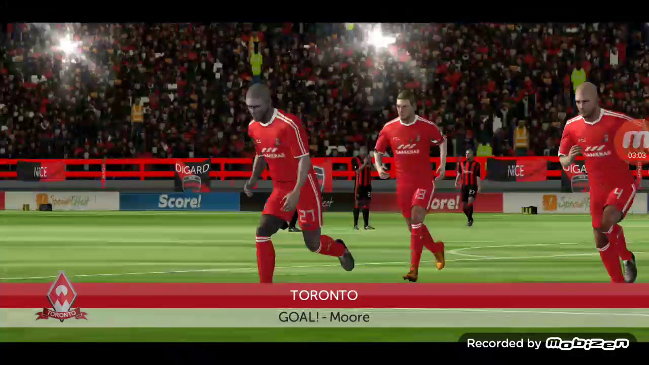 FTS 15 football raining goals 4-NIL - YouTube