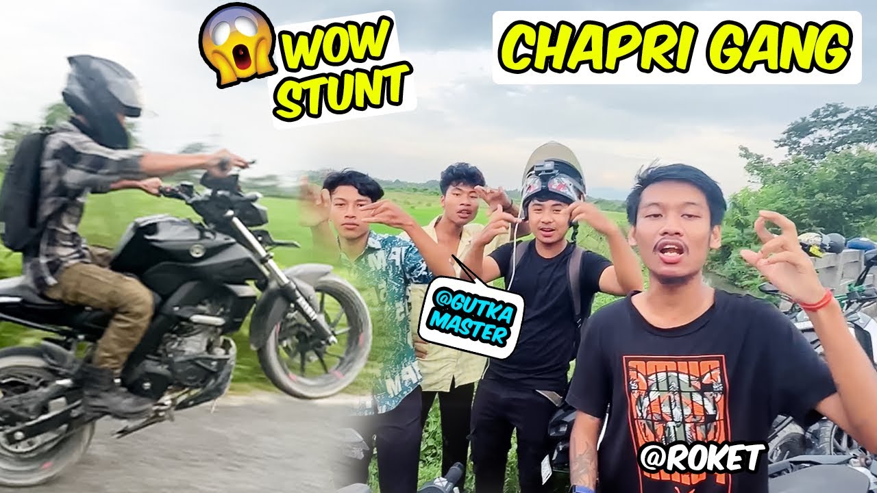 Chapri Gang Leader Roket /Omg Stunt 😂 @Roketvlogs22 #inglishmaker - YouTube