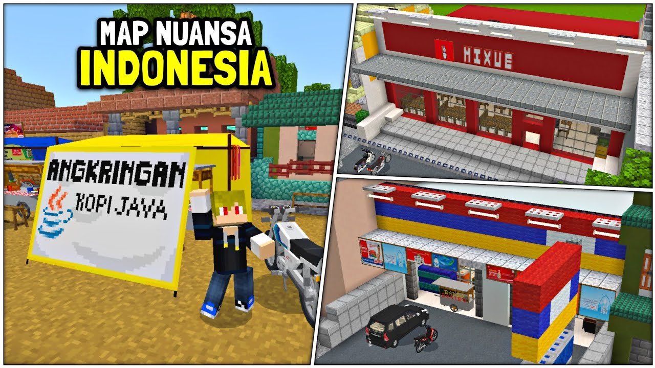 Map Nuansa Indonesia Di MINECRAFT! - YouTube
