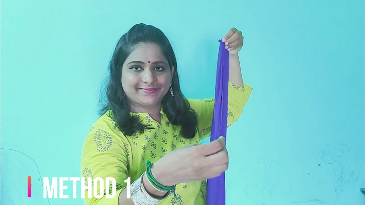 HOW TO WEAR DUPATTA IN TAMIL | EASY STEP DUPATTA |DIFFERENT DUPATTA ...