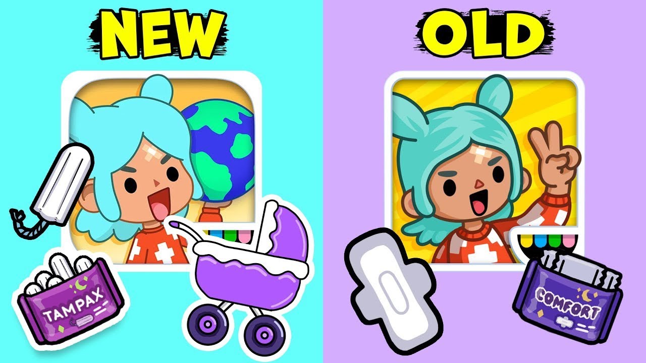 New Vs Old Toca Life World 🌍 New Toca Boca Vs Old Toca Boca😱 Very ...
