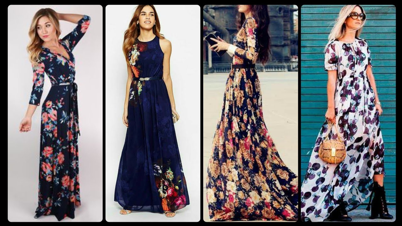 gorgeous outstanding new Long Maxi design - YouTube