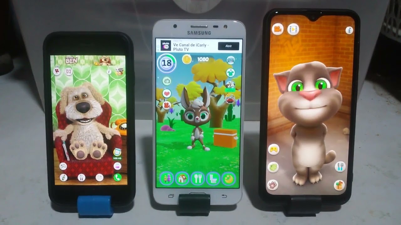 Talking Ben Echo VS Talking Hare Echo VS Talking Tom Echo 761 - YouTube