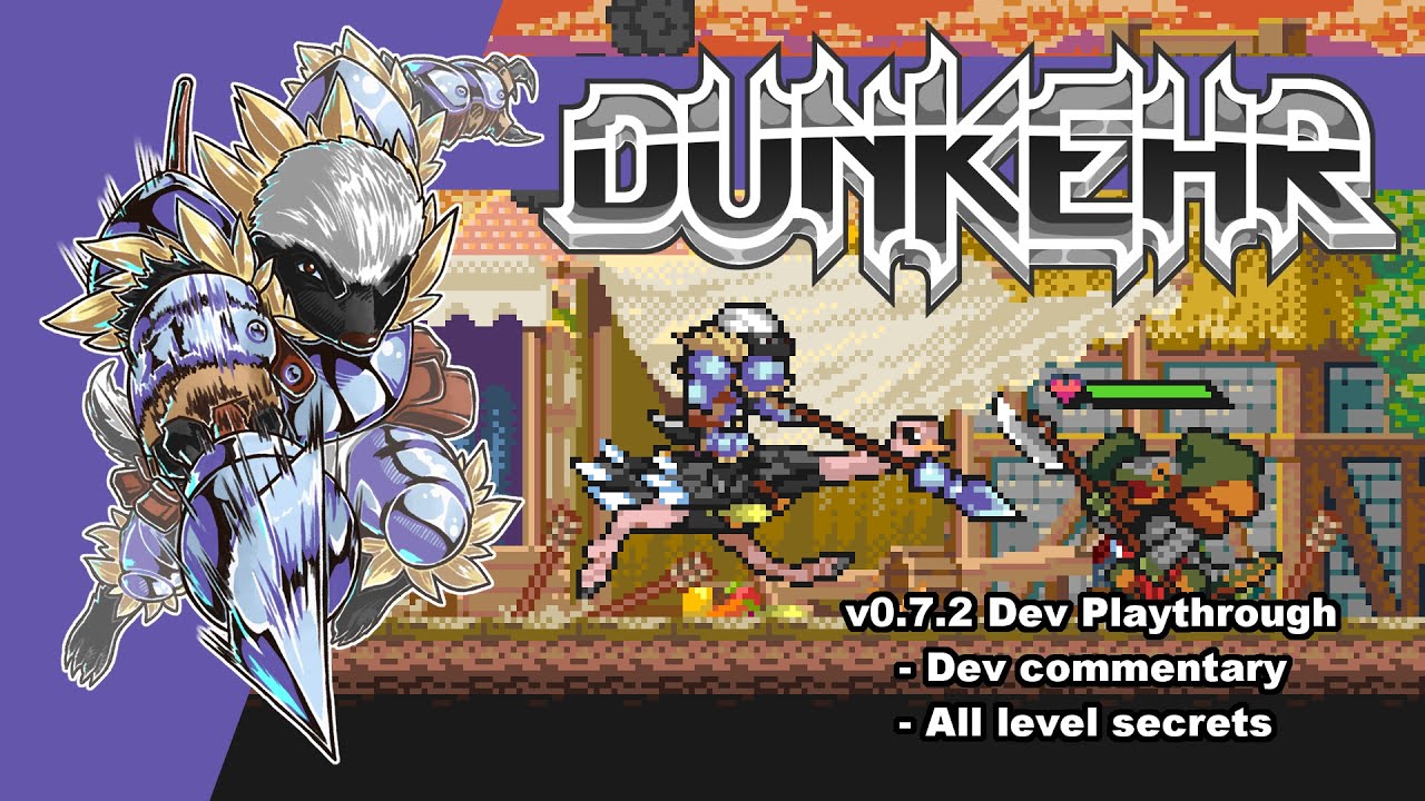 Dunkehr v0.7.2 - Playthrough (Dev commentary + Level secrets) - YouTube