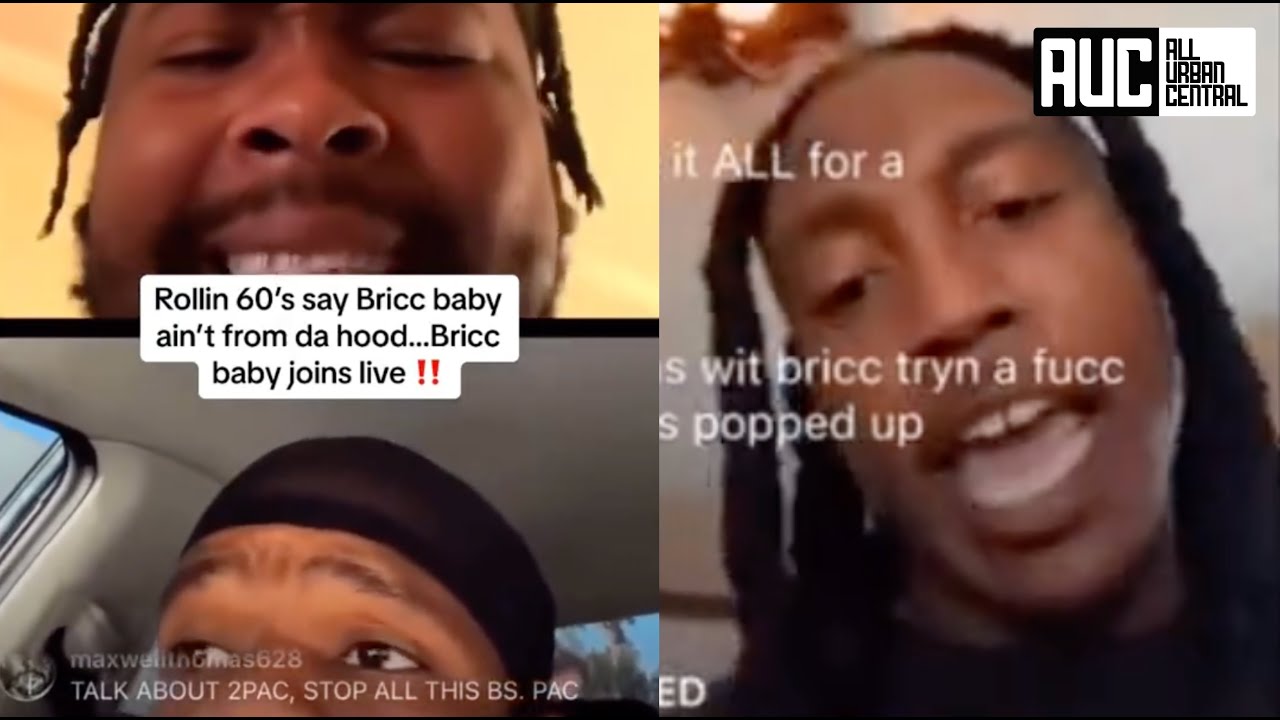 Rollin 60's Say Bricc Baby Aint From The Set! Bicc Baby Pulls Up For ...