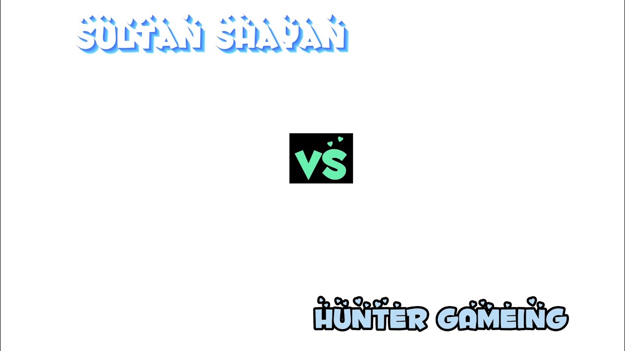 Hunter GAMEING V SULTAN SHAYAN 1 V 1 T D M - YouTube