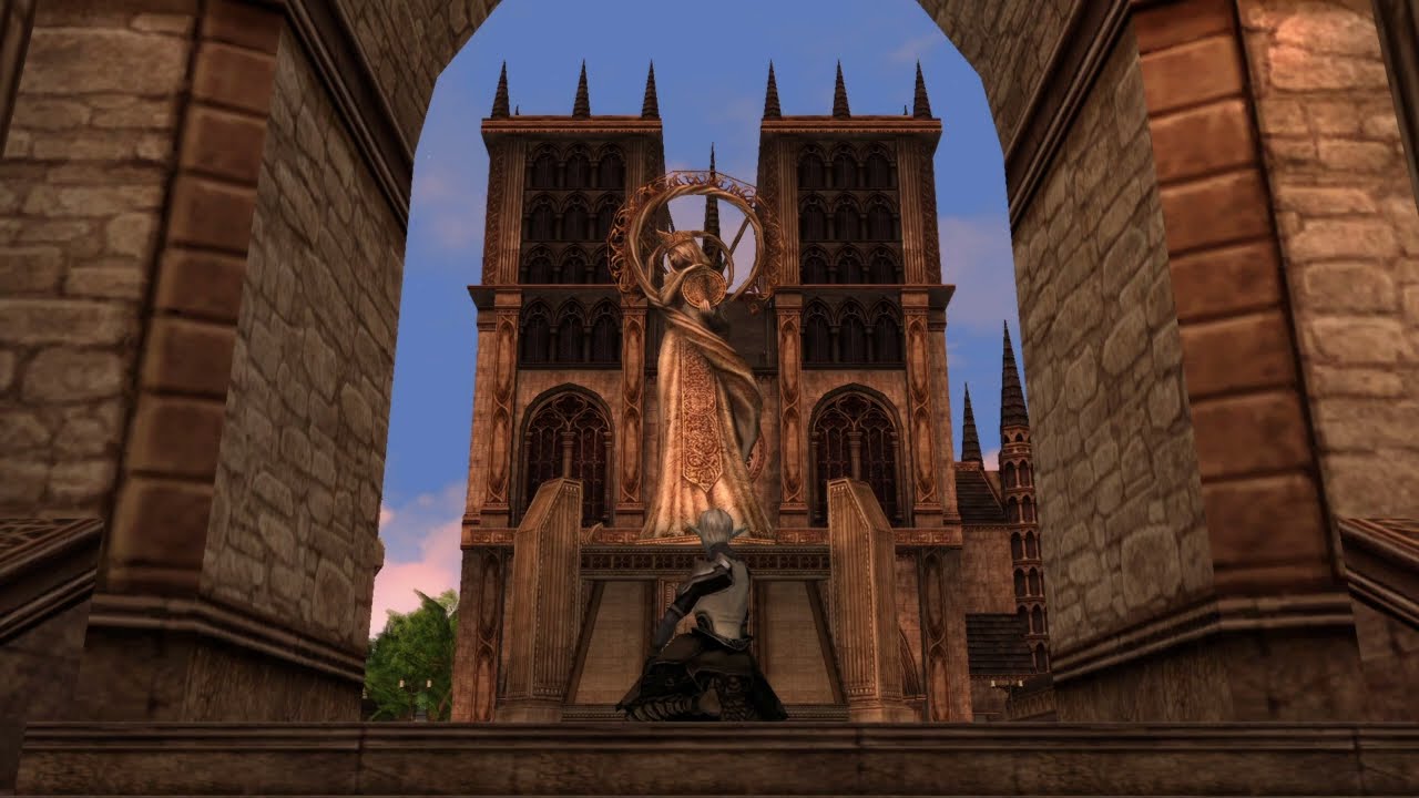 Lineage 2 Giran Castle Town square from day to night - YouTube