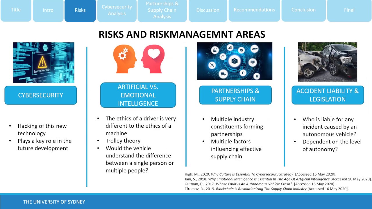 Risk Management Presentation - Autonomous Vehicles - YouTube