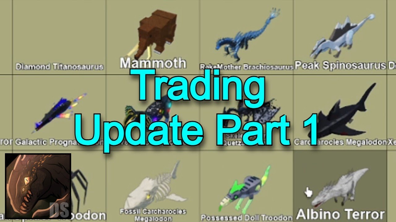 Roblox Dinosaur Simulator - Trading Update Part 1 - YouTube