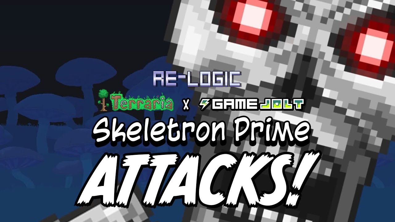 Terraria x Game Jolt: Skeletron Prime Attacks! - YouTube