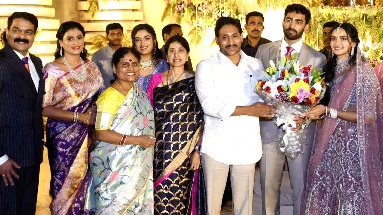 YS Sharmila Son YS Raja Reddy & Atluri Priya Engagement | CM Jagan ...