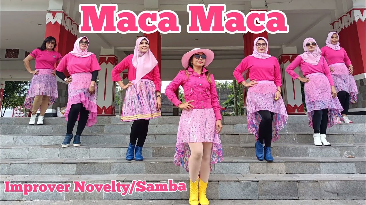 MACA MACA Line Dance//Improver Novelty/Samba//Demo by MGL49 Magelang ...