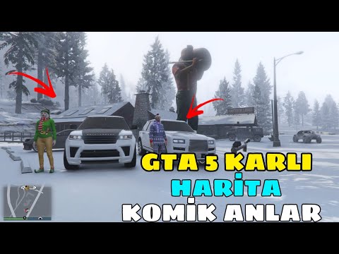 GTA 5 ONLİNE KARLI HARİTA KOMİK ANLAR