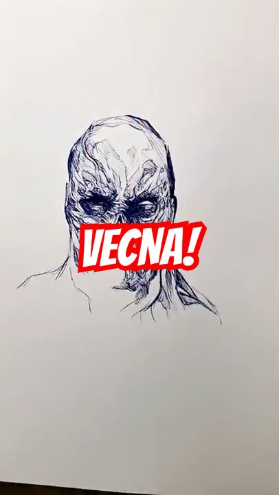 STRANGER THINGS!🎃🎃vecna ink quick sketch. #strangerthings #tattooartist ...