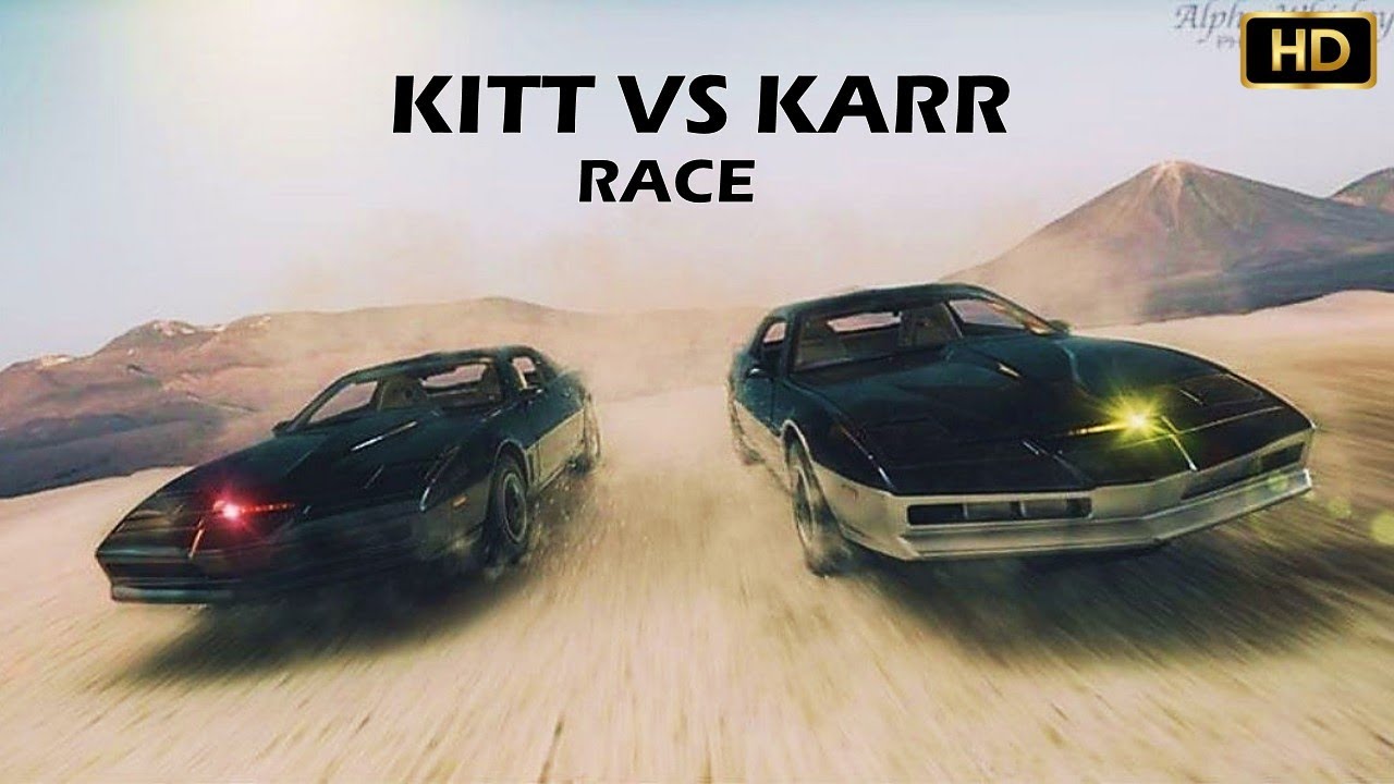 Knight Rider Is Back - KITT VS KARR RACE - YouTube
