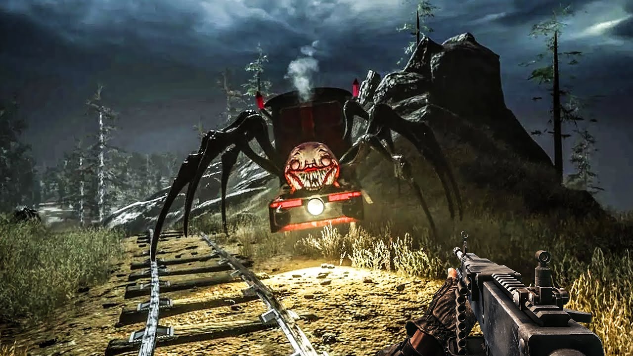 Choo Choo Charles Finding All 3 Eggs| Defeat Spider Train| Hunting Choo ...