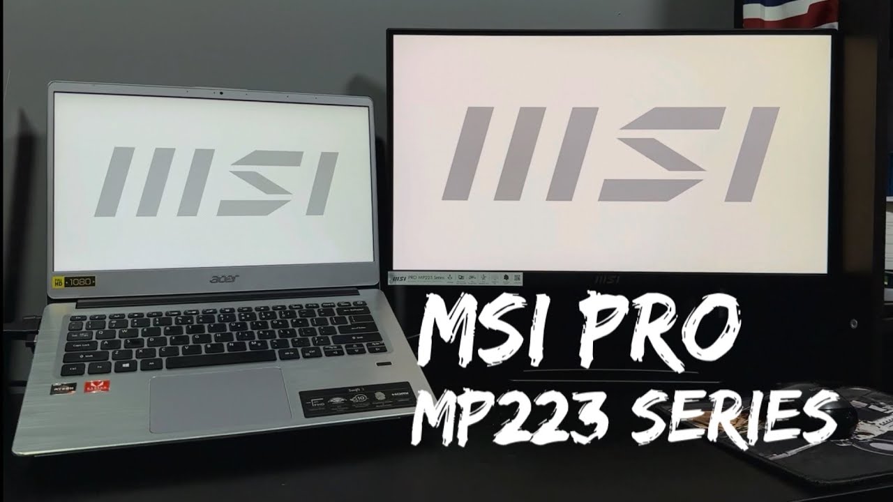 Monitor MSI PRO MP223 Series 22 Inch - YouTube