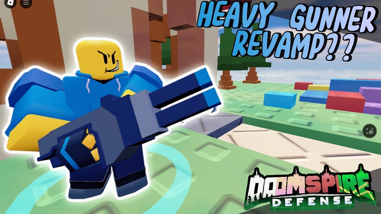 New Reworked Heavy Gunner Showcase! │🎃Doomspire defense🎃│ - YouTube