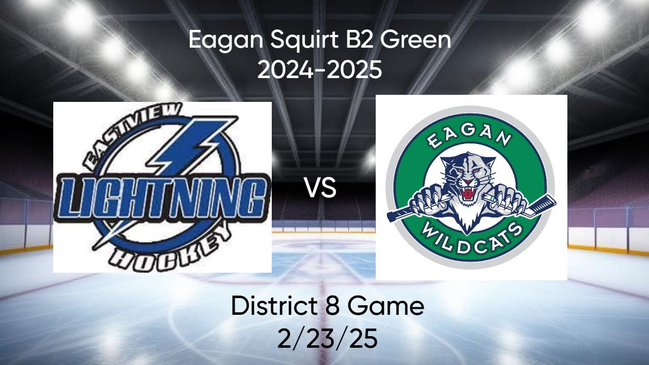 Eagan Squirt B2 Green vs Eastview 2/23/25 - YouTube