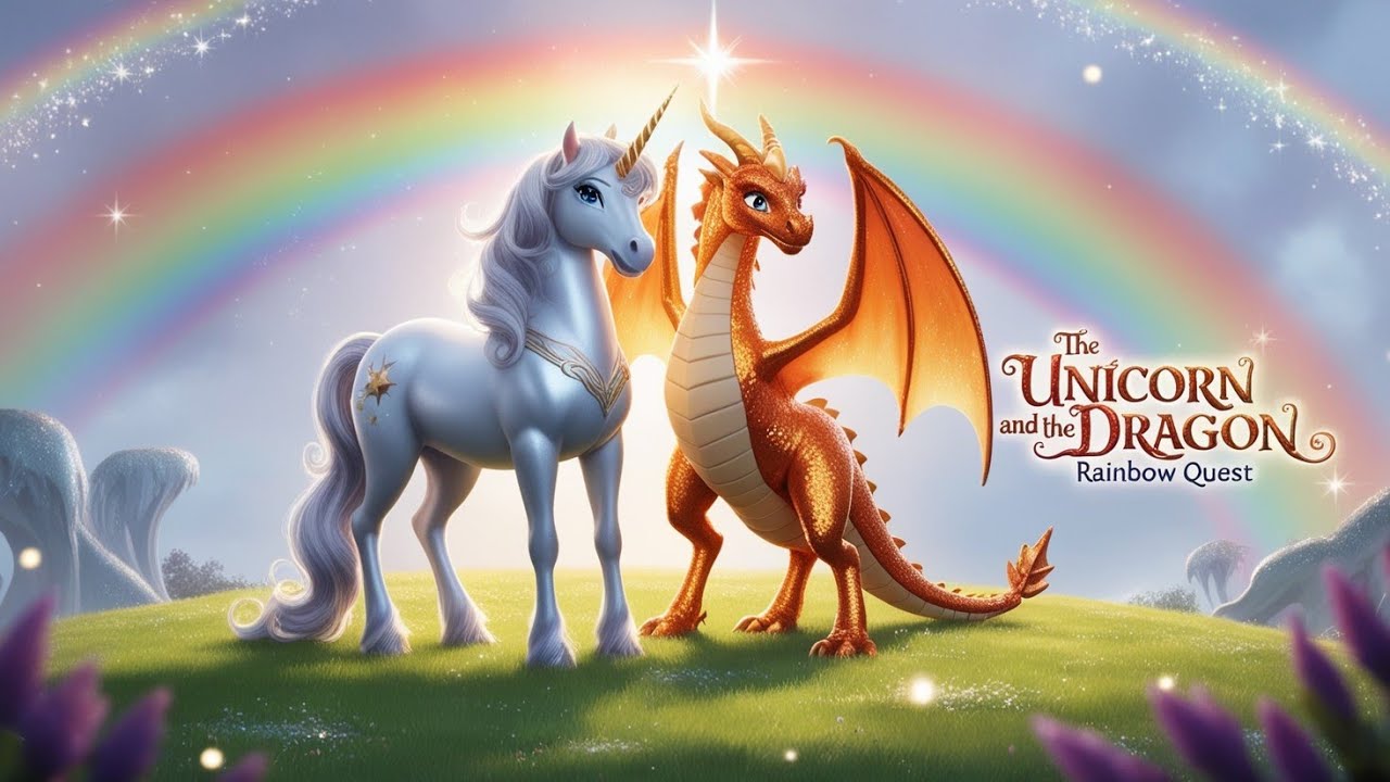 DRAGONS AND Unicorn RAINBOW QUEST #kidsstories #stories - YouTube