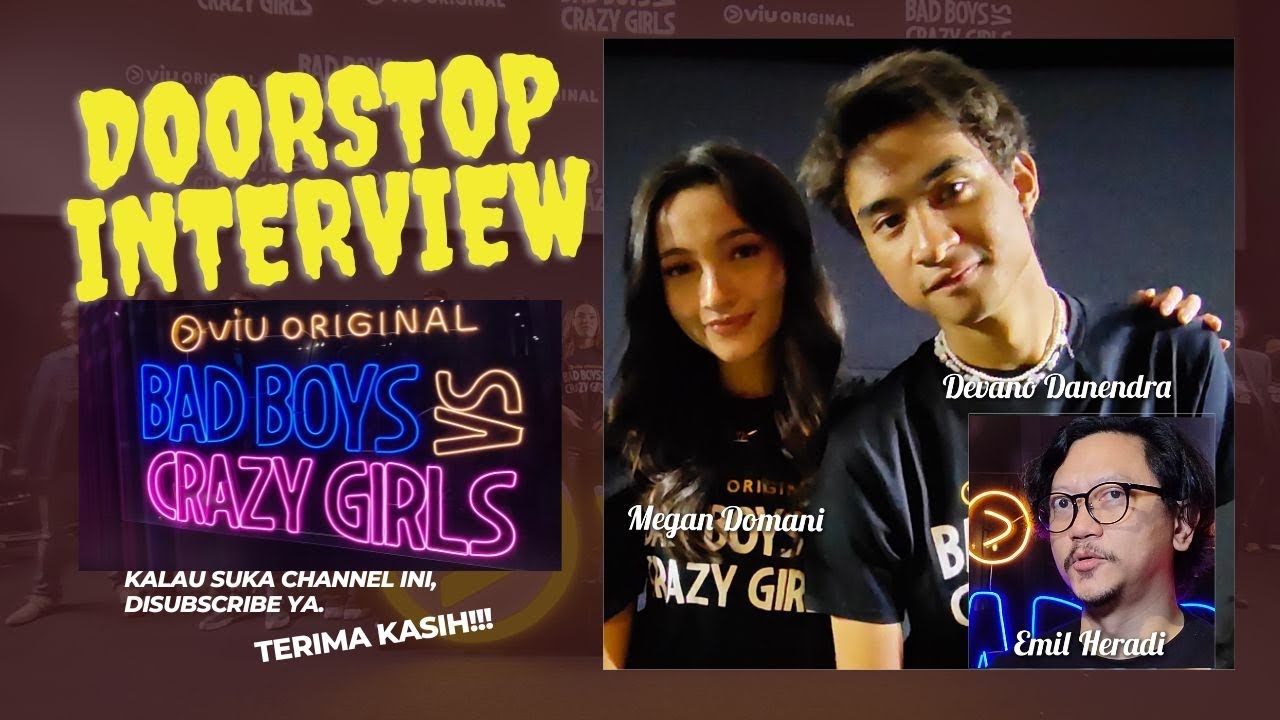 Doorstop interview Pemeran dan Sutradara Bad Boys vs Crazy Girls ...