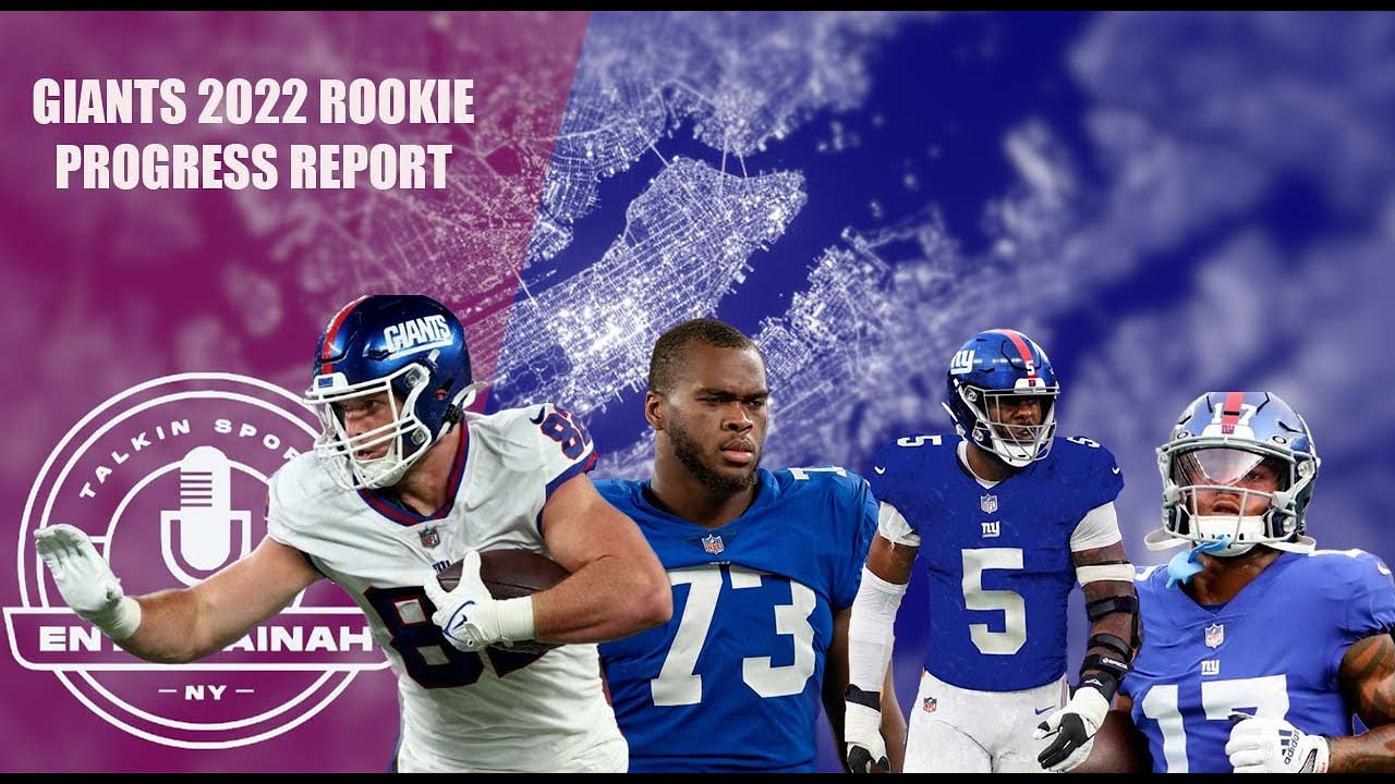 New York Giants | 2022 Giants rookie progress report - YouTube