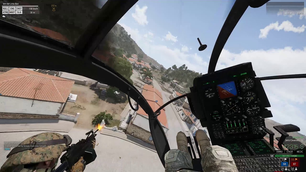 MannersNstuff advanced flight model ArmA 3 First person boln8 - YouTube