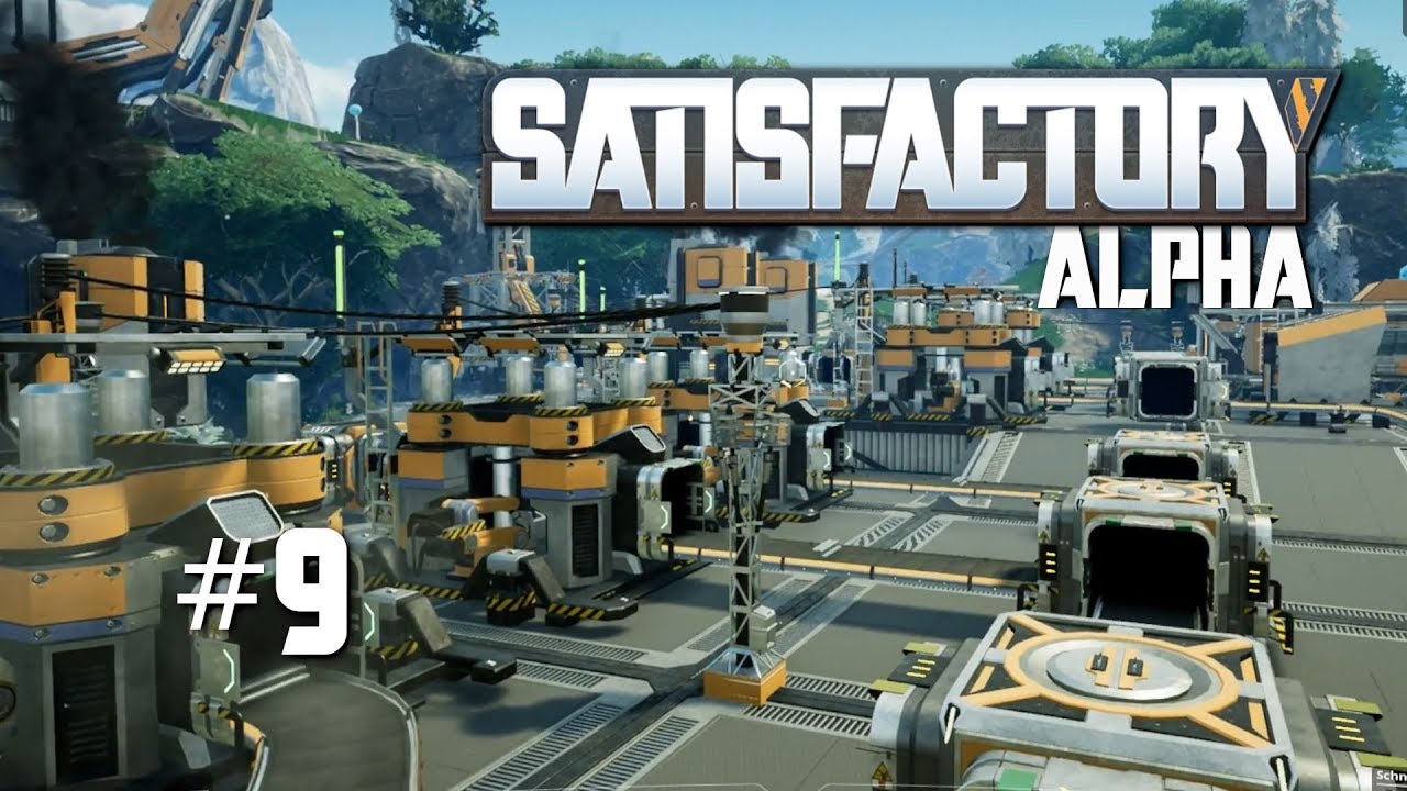 Satisfactory Alpha #9 - Schrauben Produktion! - YouTube