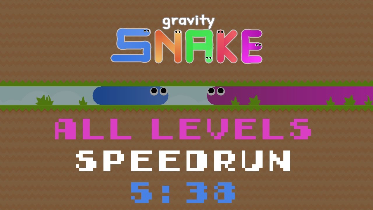 Gravity Snake Speedrun | All Levels | 5m 38s - YouTube