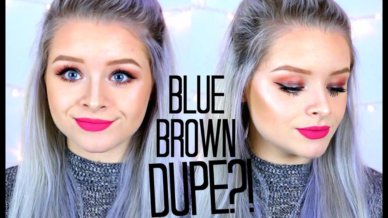 MAC BLUE BROWN DUPE?! FIRST IMPRESSION FACE! | sophdoesnails - YouTube