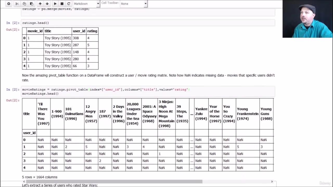 46. Finding Movie Similarities using Cosine Similarity - YouTube