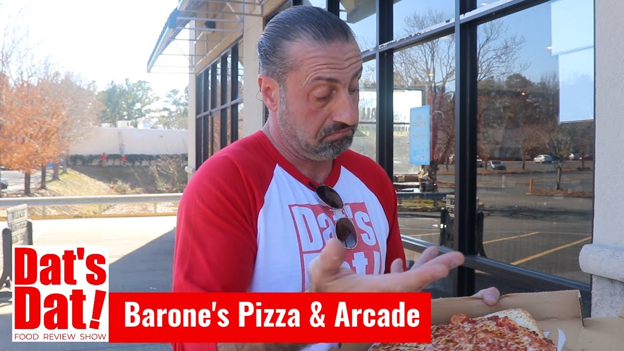 Dat's Dat Pizza Review - Barone's Pizza & Arcade (Gadsden, AL) - YouTube