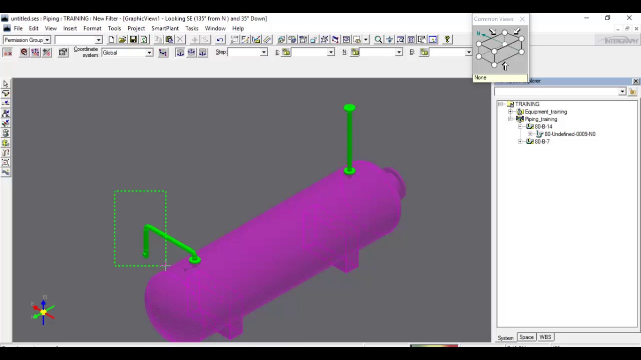 Sp3d Piping Tutorials For Beginners 80 B 14 Hd Youtube